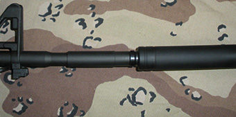 Fake Suppressor - Threaded – Fits AR-10, AR-15, M&P15-22, and More