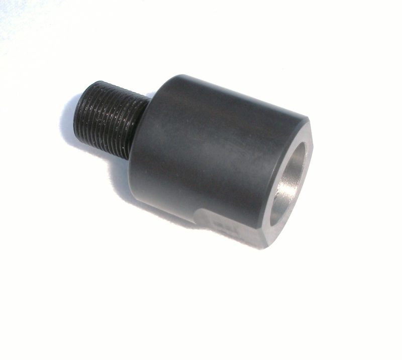 Custom Diameter Barrel Adapter - to 1/2-28 Thread (Black) | Tacticool22